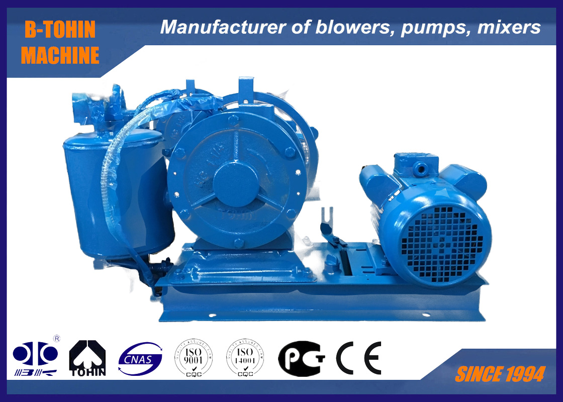 B-TOHIN MACHINE HC-100s Rotary Air Blower - Blue Air Root Blower Ideal ...