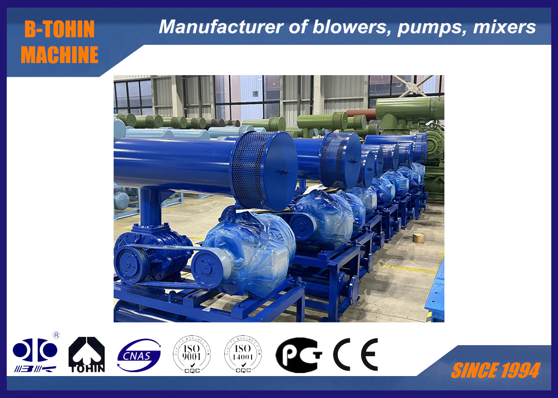 B-TOHIN MACHINE - Fourth Generation Three Lobe Roots Blower DN100 ...